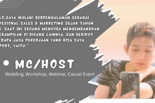 READY FOR MC JOB (WEDDING, WORKSHOP, CASUAL EVENT)