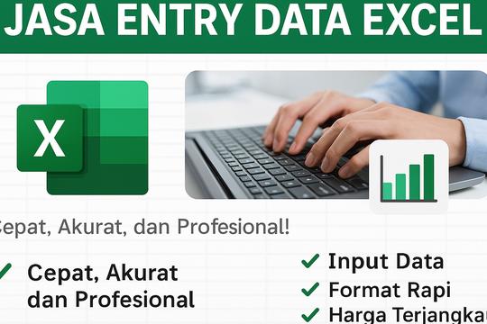 Jasa Entry Data Excel dan Word Cepat dan Akurat