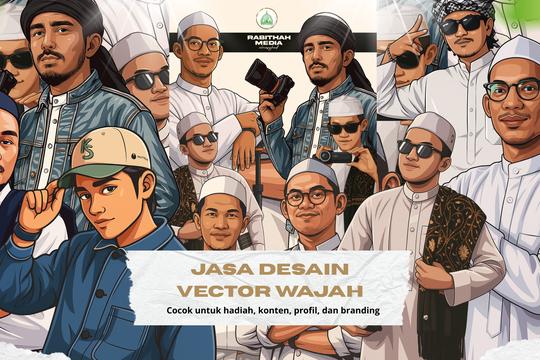 CUSTOM VECTOR WAJAH – MULAI 50 RIBU AJA!