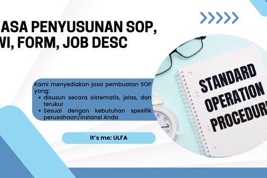 Penyusunan SOP, WI, Formulir, Job Description