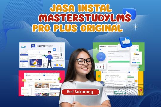 Jasa Instal Master Studi LMS Pro Plus Life Time Original Wodpress