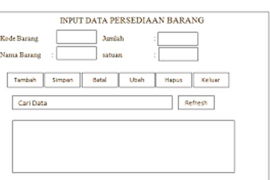 PENGINPUTAN DATA STOCK