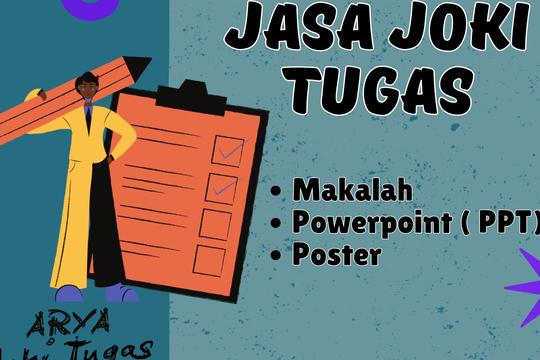Jasa Joki tugas makalah, poster dan ppt