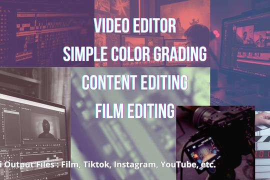 Menyediakan Jasa Sebagai : Video Editor, Color Grader, Content or Film ...