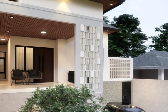 Contoh Rendering Exterior menggunakan Sketchup & Enscape