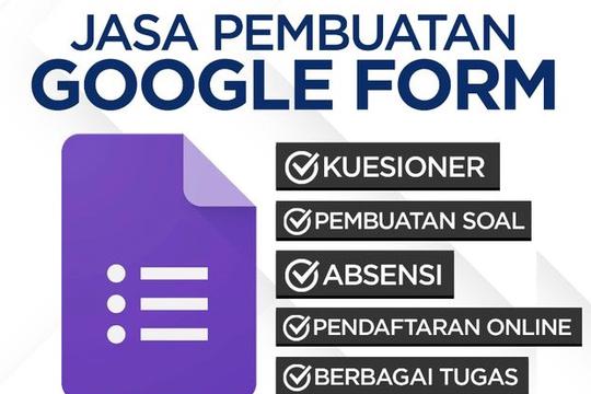 JASA PEMBUATAN GOOGLE FORM