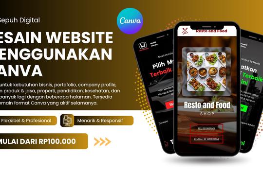 Desain Website (Landing Page, Company Profile, Katalog Simple ...