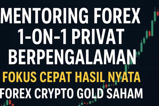 Mentoring Forex 1-on-1 Privat Berpengalaman Forex Crypto Gold Saham US