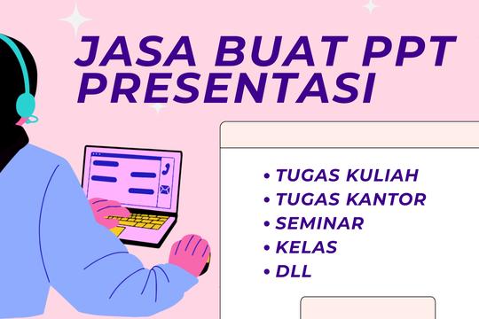 JASA MEMBUAT PPT PRESENTASI CANVA