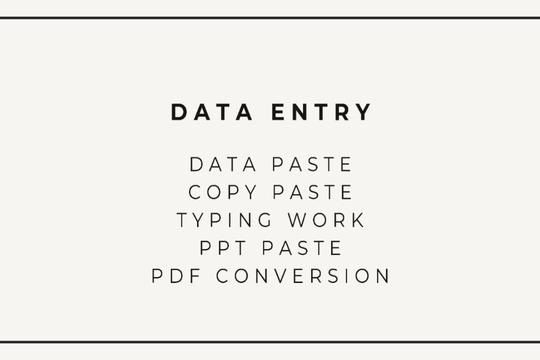 Jasa Data Entry 24 Jam