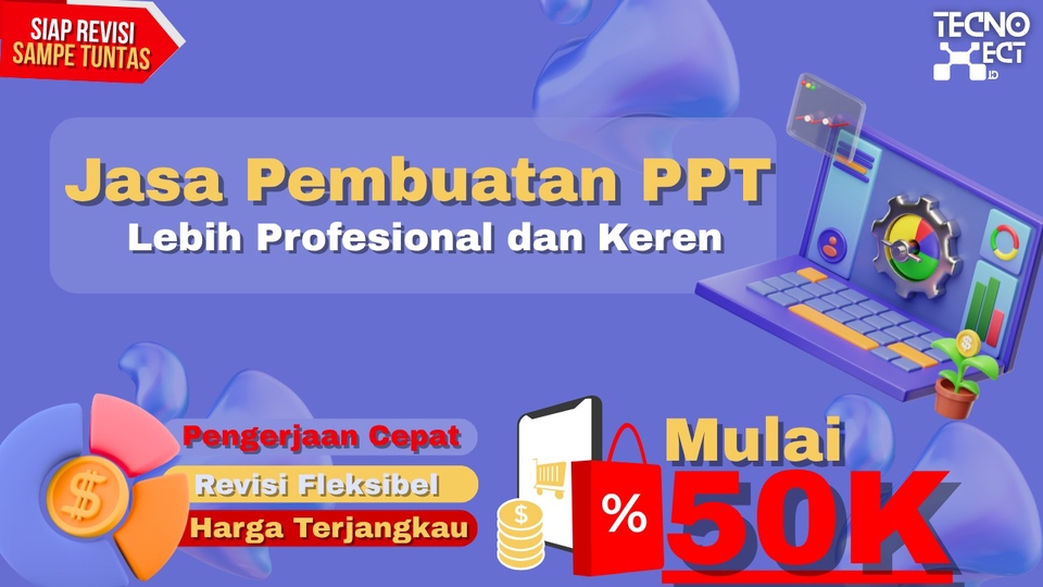 Jasa Desain PowerPoint (PPT) Profesional, Keren & Siap Revisi!