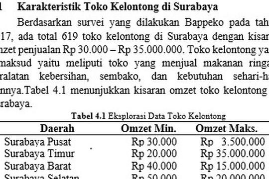 Analisis Statistik (SPSS, Minitab, Excel, dsb.)