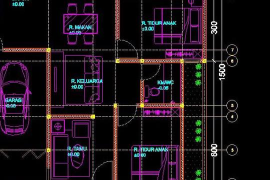 JASA DESAIN RUMAH 2D